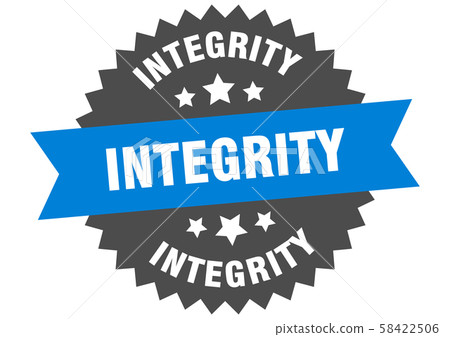 integrity sign. integrity blue-black circular band-插圖素材 [58422506 ...