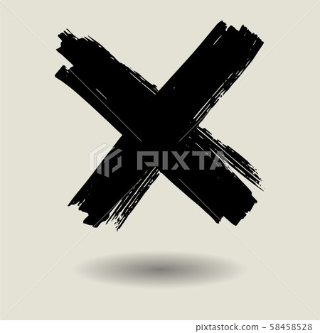 black x mark texture background - Stock Illustration [58458528] - PIXTA