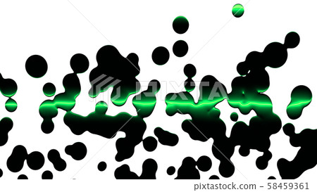 CG laser Laser beam reflected on liquid - Stock Illustration [58459361 ...