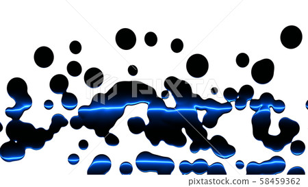 CG laser Laser beam reflected on liquid - Stock Illustration [58459362 ...