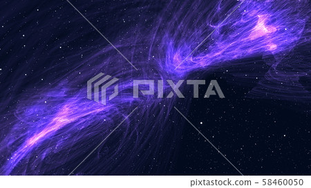 Computer generated colorful space background:... - Stock Illustration ...