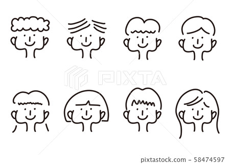 手繪人插圖集-插圖素材 [58474597] - PIXTA圖庫