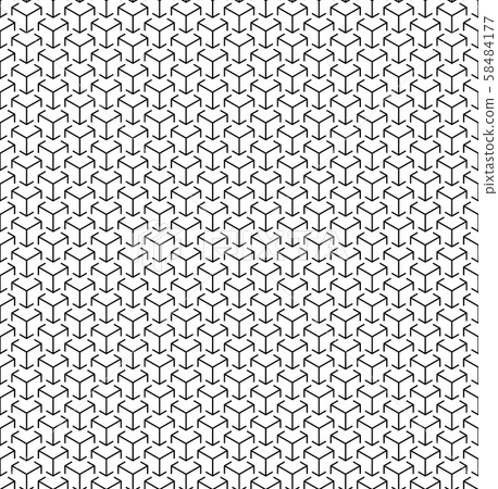 Abstract seamless arrow pattern in japanese style - Stock Illustration ...