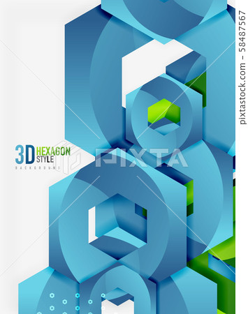 Geometric modern shapes, minimal pattern... - Stock Illustration ...