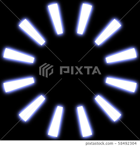 Glowing elements - Stock Illustration [58492304] - PIXTA