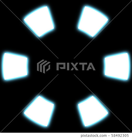 Glowing elements - Stock Illustration [58492305] - PIXTA