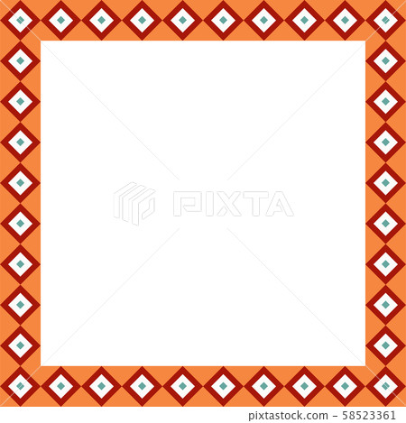 Simple square frame - Stock Illustration [58523361] - PIXTA
