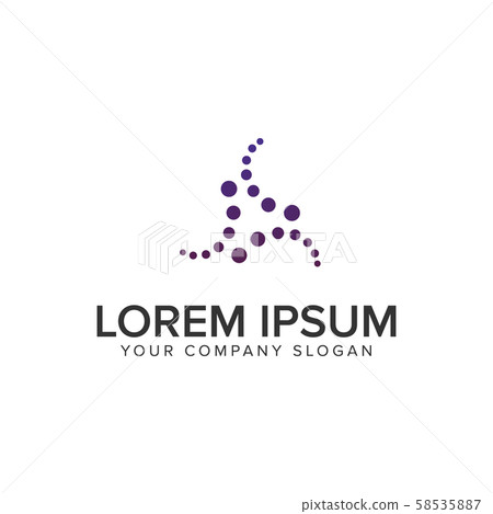 dot technology energy logo design concept - Stock Illustration ...