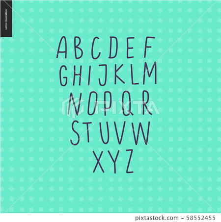 Vector uppercase alphabet 6 - Stock Illustration [58552455] - PIXTA