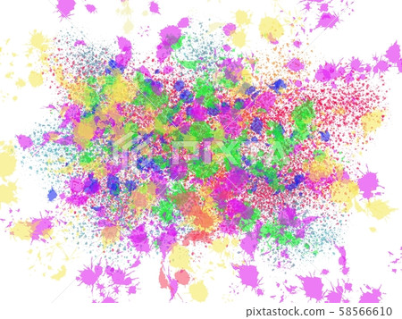 Geometric decorative design splash isolated - Stock Illustration ...