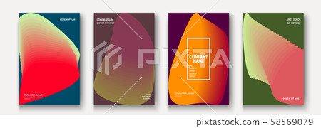 Trendy cool minimalist abstract modern covers book - Stock Illustration ...