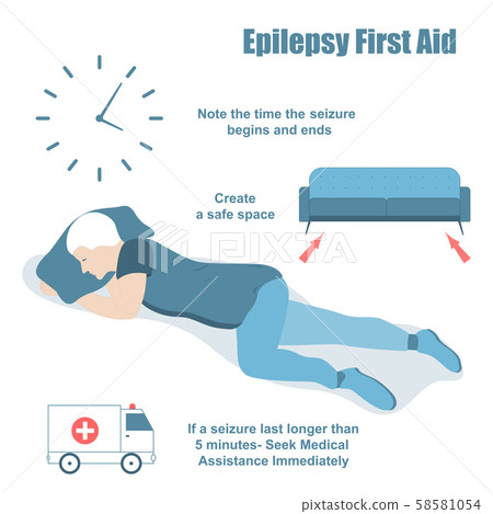 Epilepsy First Aid - Stock Illustration [58581054] - PIXTA