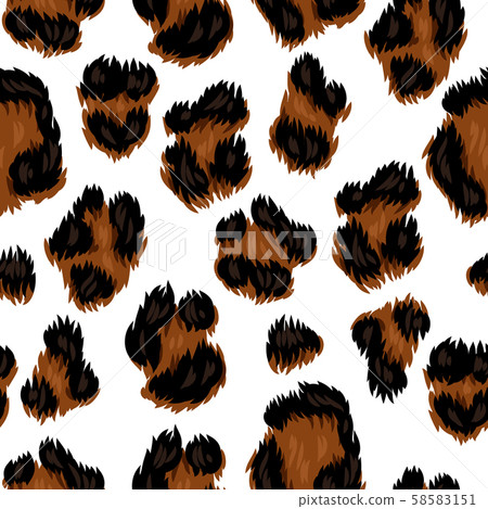 Leopard seamless pattern. - Stock Illustration [58583151] - PIXTA