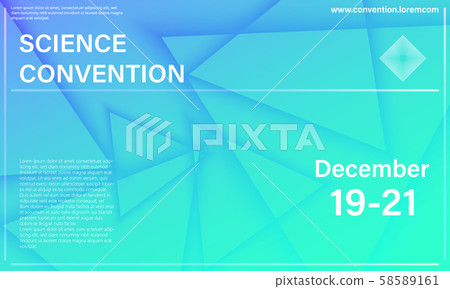 Conference design template. Business background. - Stock Illustration ...