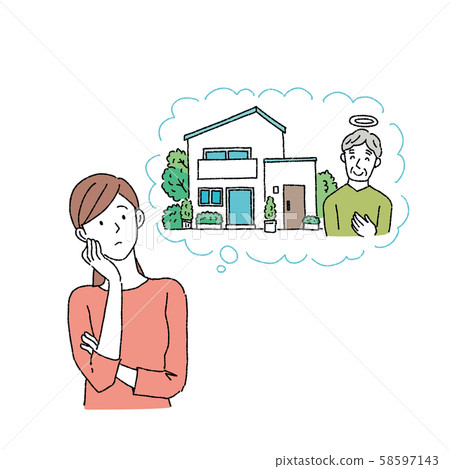 Heritage inheritance property sharing... - Stock Illustration [58597143 ...