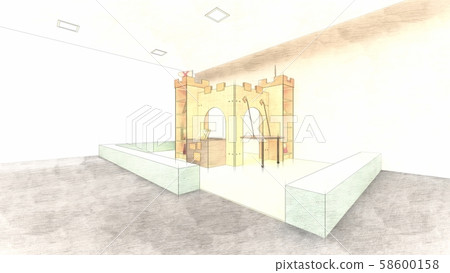 Library No People Illustration 78 - Stock Illustration [58600158] - PIXTA