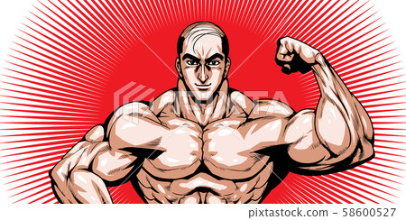 Bald, barcode, skinhead, dramatic, cartoon,... - Stock Illustration ...