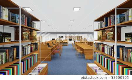 Library No People Illustration 7 - Stock Illustration [58600595] - PIXTA
