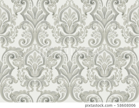 Rococo texture pattern - Stock Illustration [58608006] - PIXTA