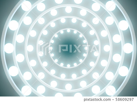Round light design in turquoise color. - Stock Illustration [58609297 ...