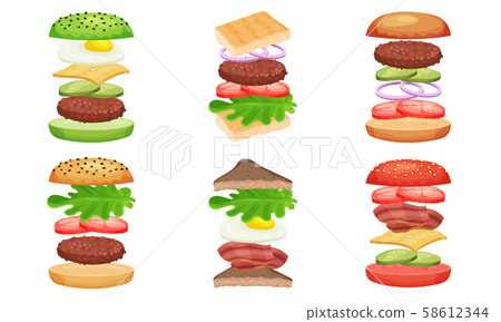 Sandwich Ingredients Clipart