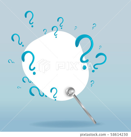 Question signs colorful vector illustration, - Stock Illustration ...