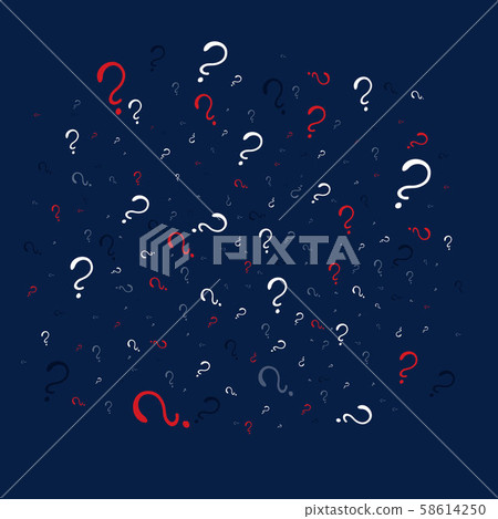 Question signs colorful vector illustration, - Stock Illustration ...