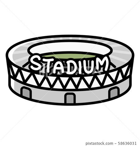 Cartoon Football Stands