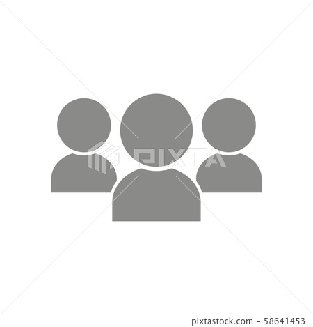 3 person icon - Stock Illustration [58641453] - PIXTA