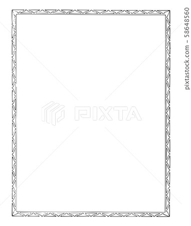 Simple Triangle Border have comprised of multiple - Stock Illustration ...