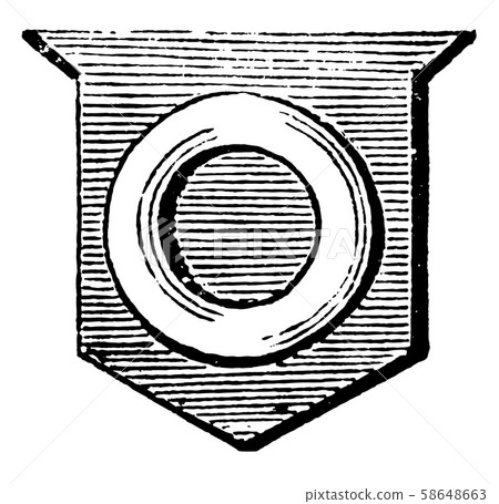 Annulet is a small circle borne as a charge in - Stock Illustration ...