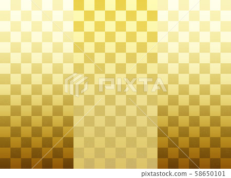 Background: checkered pattern simple gold gold... - Stock Illustration ...
