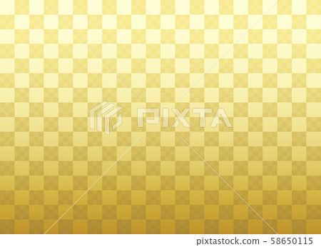 Background: checkered pattern simple gold gold... - Stock Illustration ...
