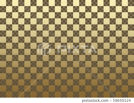 Background: checkered pattern simple gold gold... - Stock Illustration ...