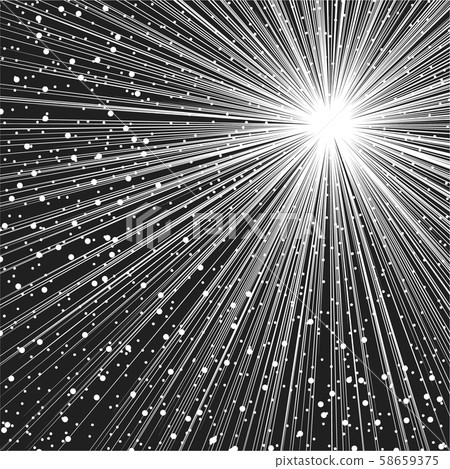 popular white ray star burst background television - Stock Illustration ...