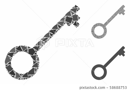 Key Mosaic Icon of Humpy Items - Stock Illustration [58688753] - PIXTA