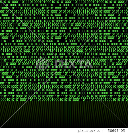 Binary code digital background. - Stock Illustration [58695405] - PIXTA