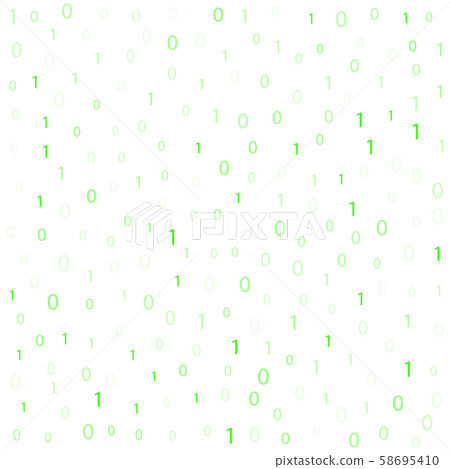 Binary code digital background. - Stock Illustration [58695410] - PIXTA