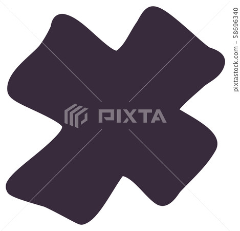 Vintage black cross graphic illustration.... - Stock Illustration ...