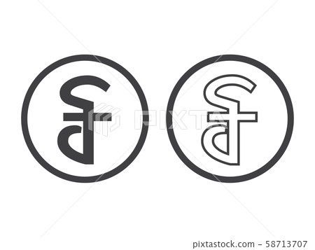 Cambodian riel currency symbol, vector... - Stock Illustration ...