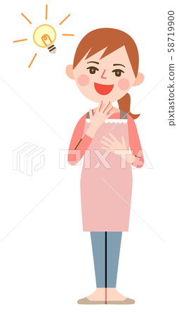 Mama smiling - Stock Illustration [58719900] - PIXTA