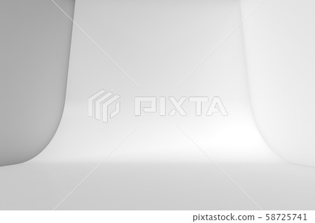 Abstract white empty 3d studio perspective - Stock Illustration ...