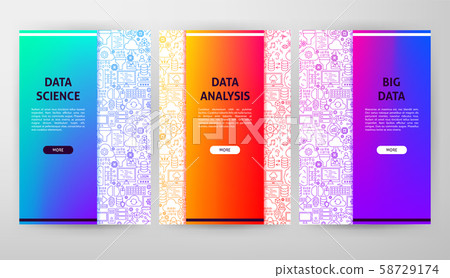 Data Science Brochure Web Design - Stock Illustration [58729174] - PIXTA