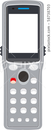 Barcode handy terminal - Stock Illustration [58738703] - PIXTA