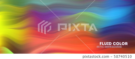 Abstract flowing pattern. Stream of colorful - Stock Illustration ...