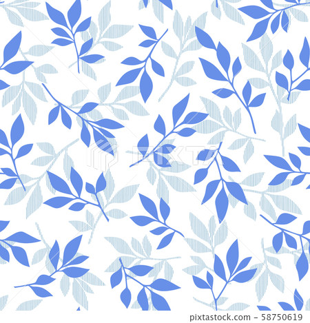 Cute plant pattern - Stock Illustration [58750619] - PIXTA