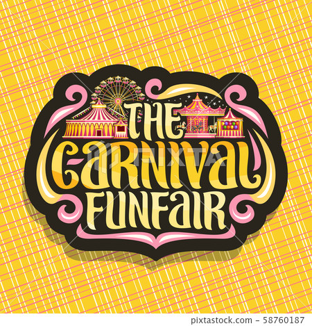 Vector logo for Carnival Funfair - Stock Illustration [58760187] - PIXTA