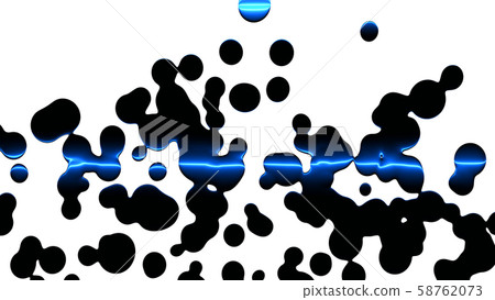 CG laser Laser beam reflected on liquid - Stock Illustration [58762073 ...