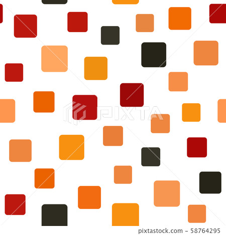 Rounded square pattern. Seamless vector background - Stock Illustration [58764295] - PIXTA