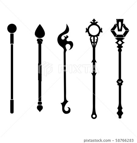 Set of Staff Icons isolated on white background. - Stock Illustration ...